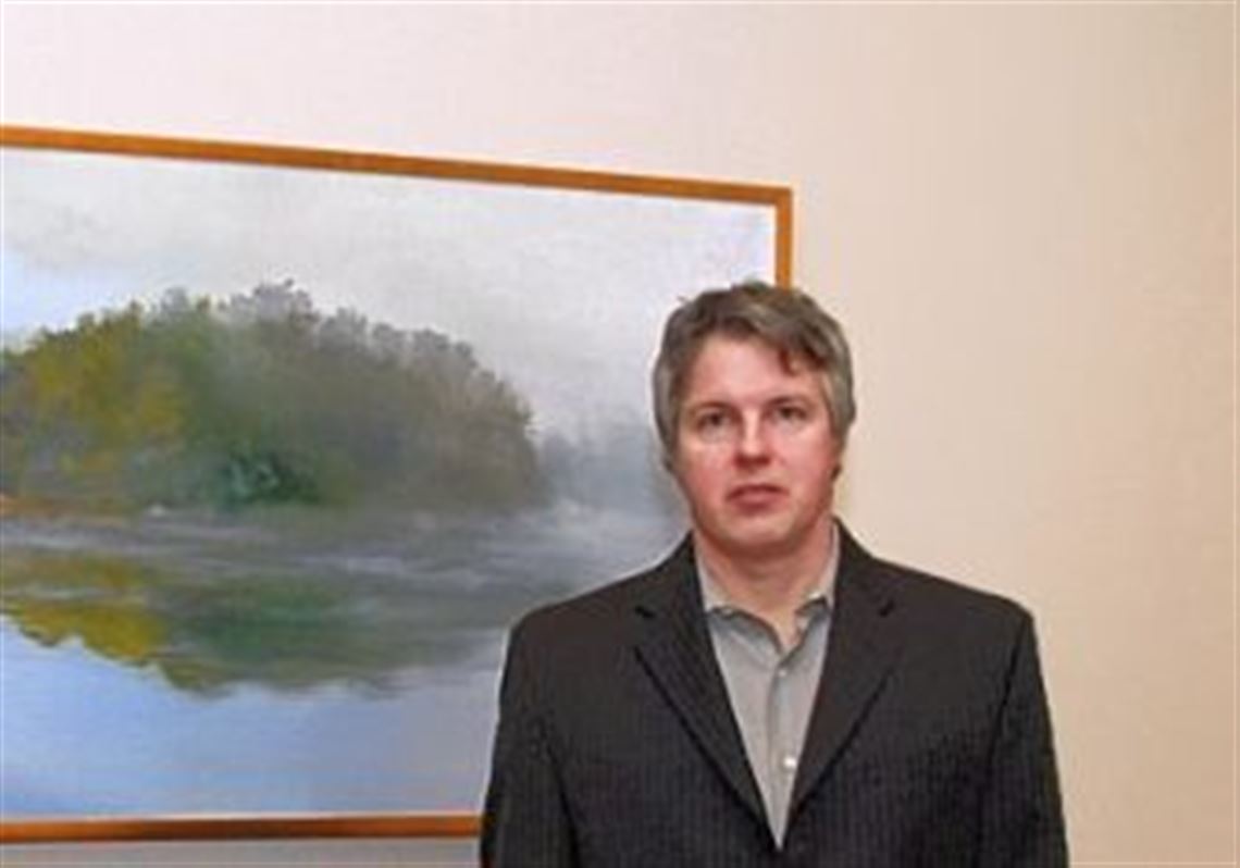 A river runs through local painter Patrick Ruane's landscapes ...