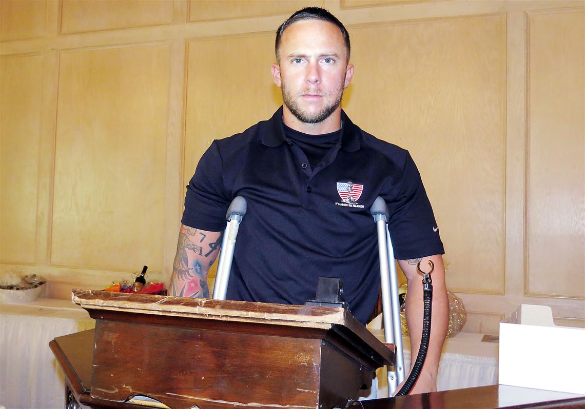 Marine veteran Brandon Rumbaugh inspires others with his story ...