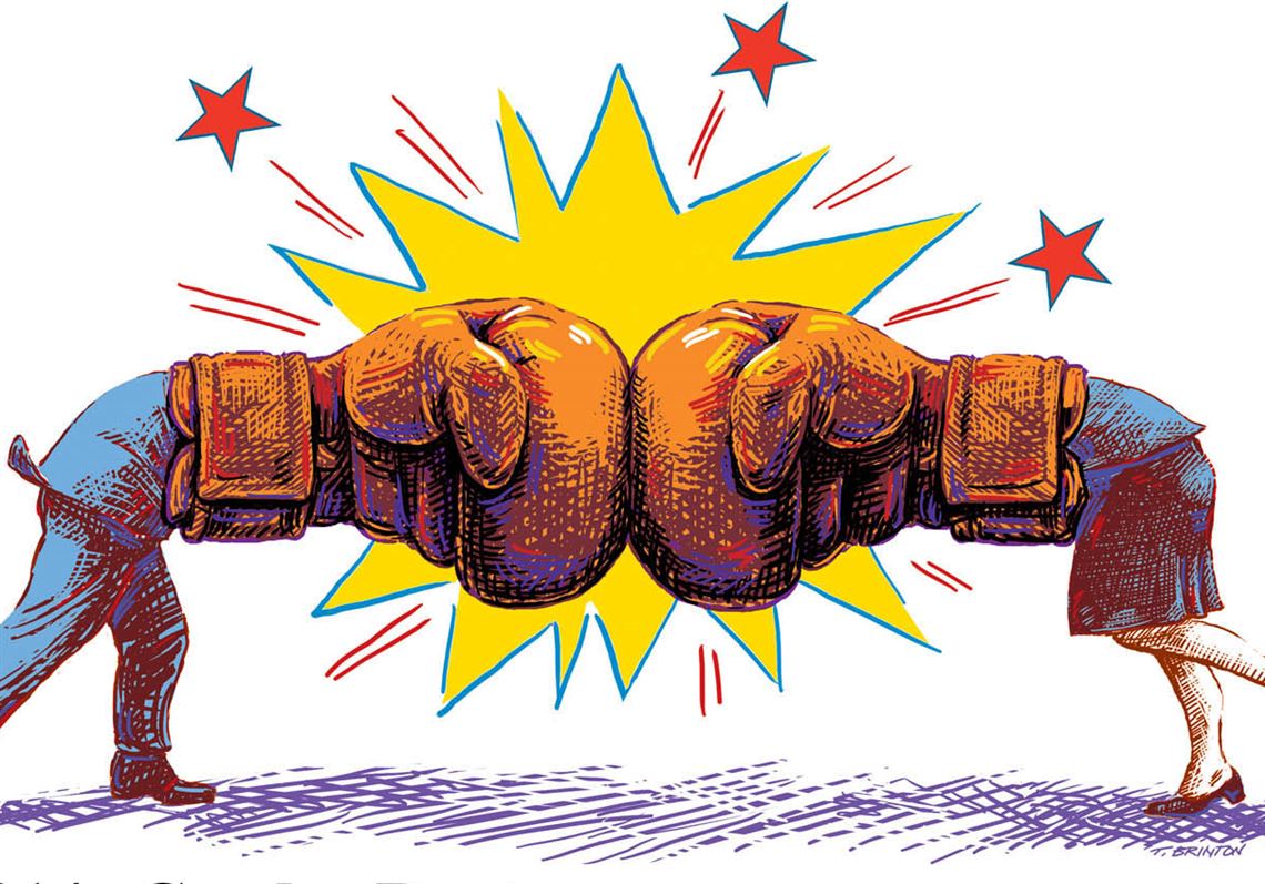 A late campaign start for Hillary won't stop the punches | Pittsburgh ...