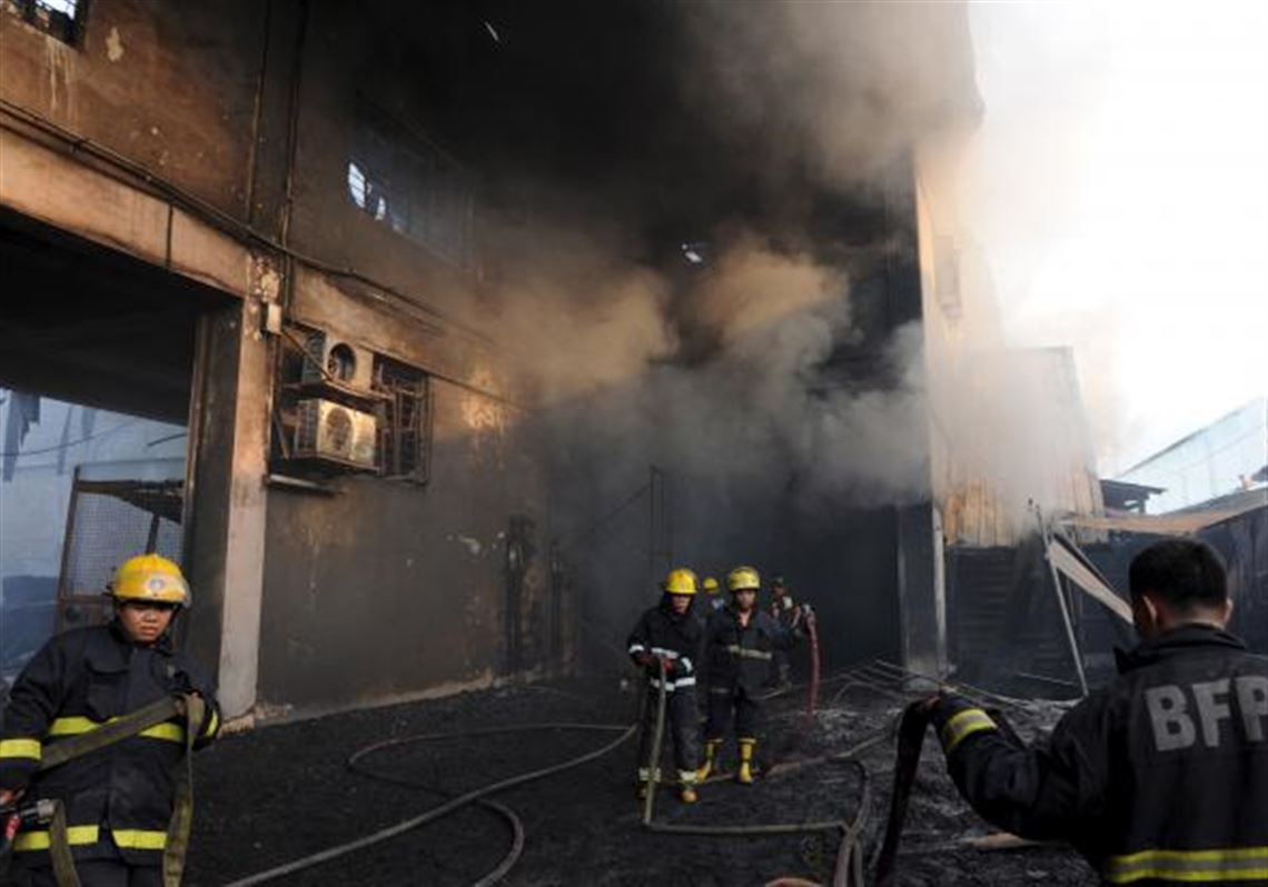 Death toll from Philippine factory fire rises to 72 | Pittsburgh Post ...