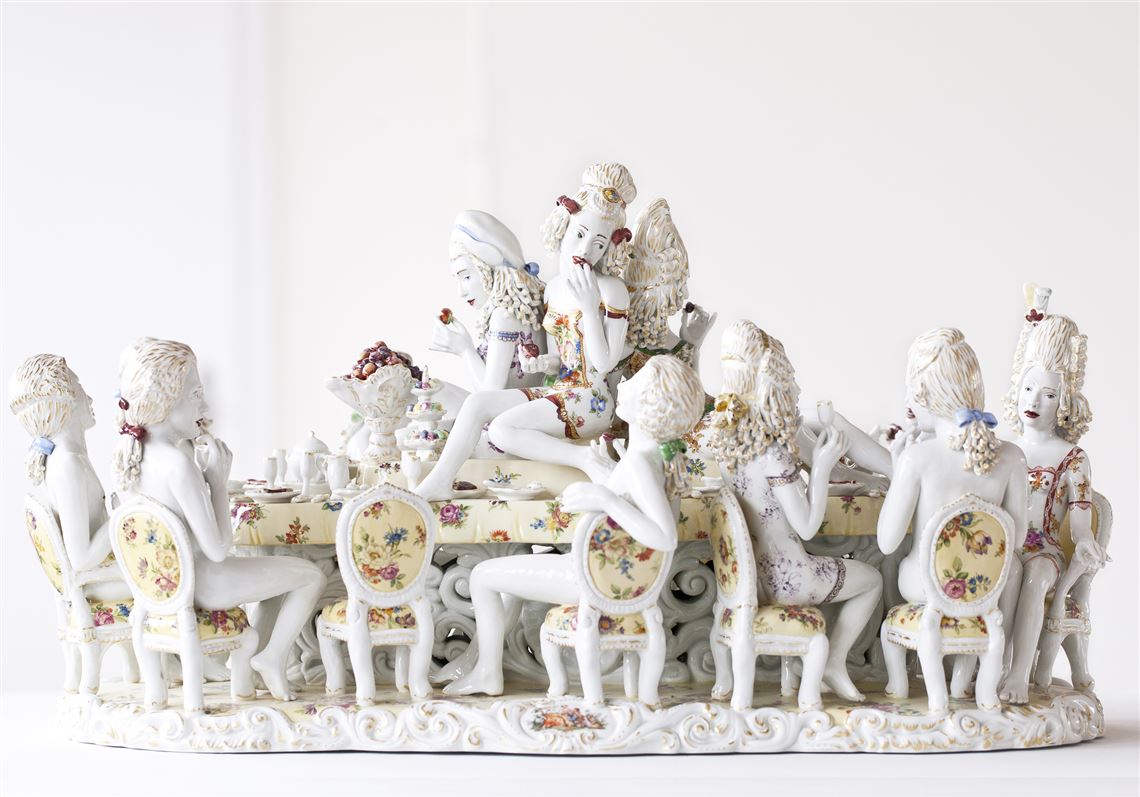 Frick exhibit showcases contemporary ceramics inspired by lush art of ...