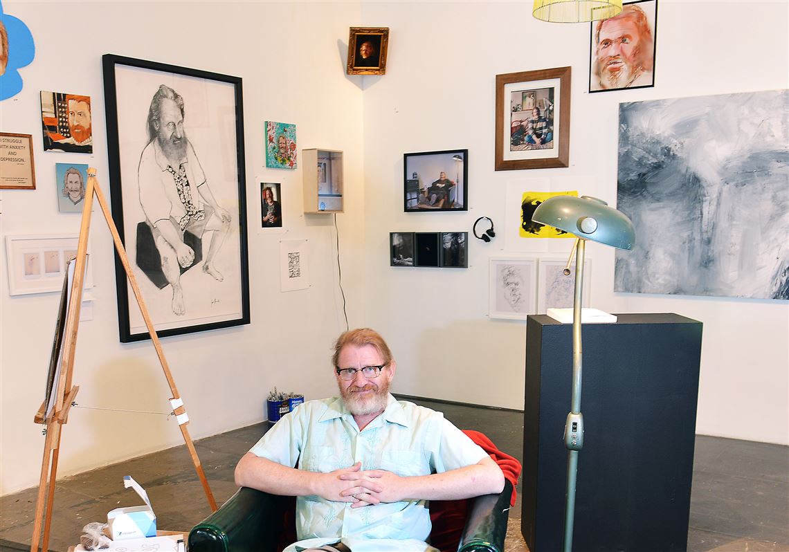Local artists focus on the many faces of John Riegert | Pittsburgh Post ...