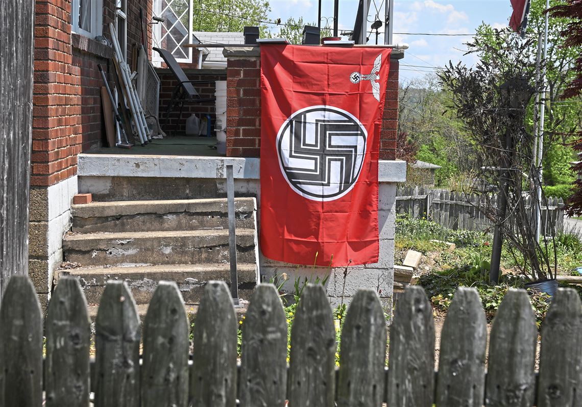 Swastika flag hanging from West Mifflin home concerns some neighbors ...