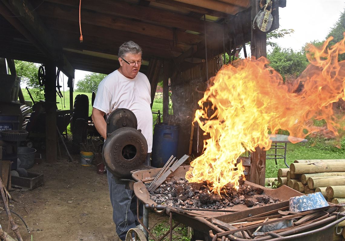 He got tired of welding, so he became a blacksmith | Pittsburgh Post ...
