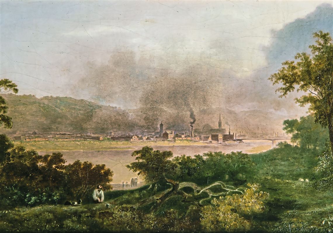 English artist Henry Warren painted rare view of Pittsburgh in early ...