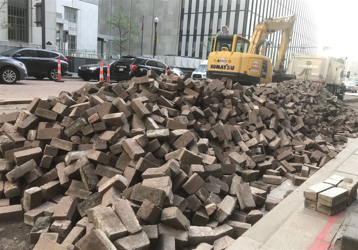 Grant Street facelift: Brick work underway along busy Downtown corridor ...