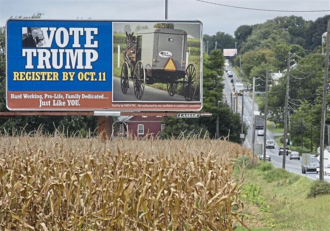 The Amish vote and what it means for 2020 | Pittsburgh Post-Gazette