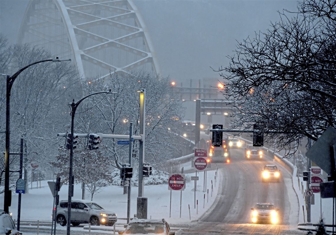 It's (finally?) snowing in Pittsburgh, but that won't be the case for ...