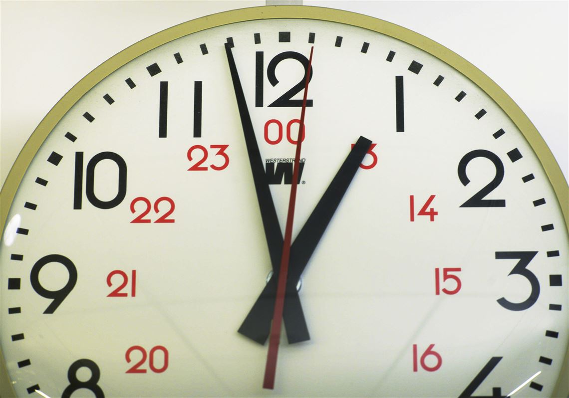 Reminder: Turn your clocks ahead one hour | Pittsburgh Post-Gazette