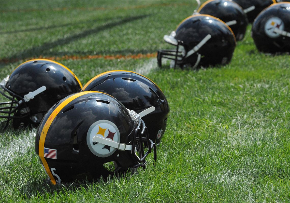Steelers PR director Joe Gordon, equipment manager Tony Parisi ...