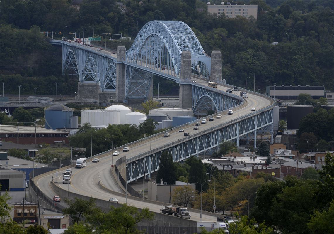 Sidewalk replacement project to reduce McKees Rocks Bridge to one lane ...