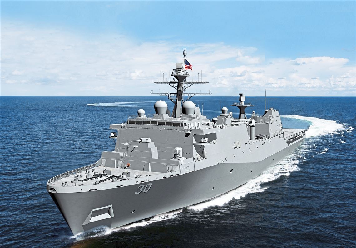 Newest USS Pittsburgh under construction in Mississippi | Pittsburgh ...
