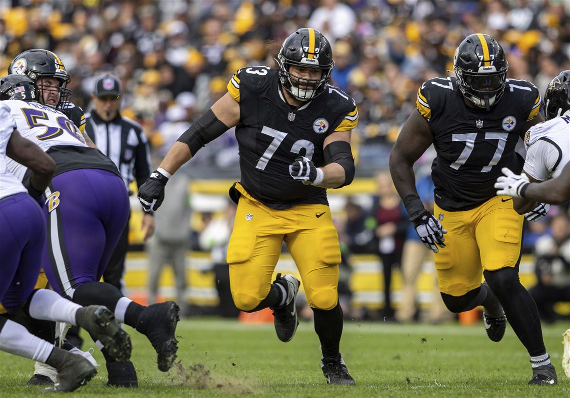 Steelers offensive lineman Isaac Seumalo in the starting lineup against ...