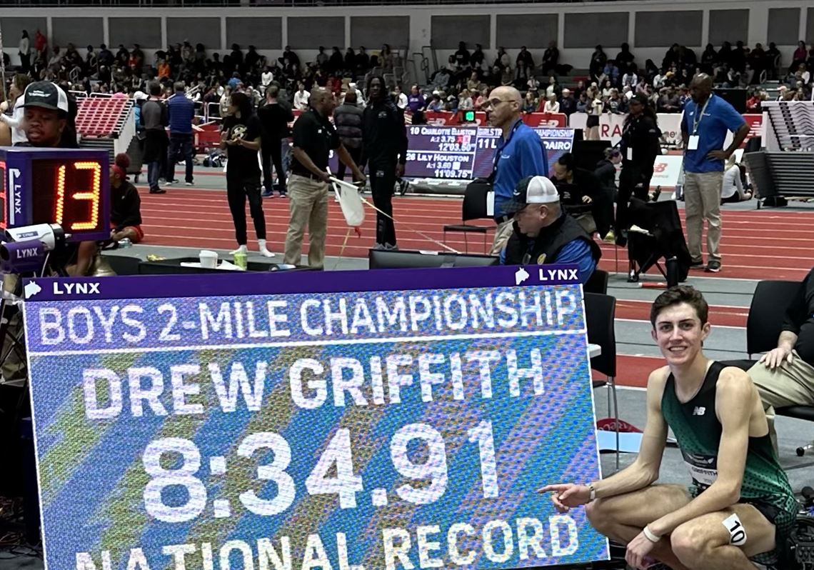 Butler distance runner Drew Griffith breaks national record—this time ...