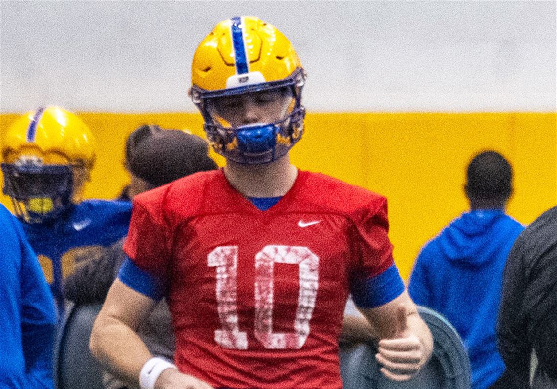 Eli Holstein is second quarterback selected in Pitt's Blue-Gold spring ...