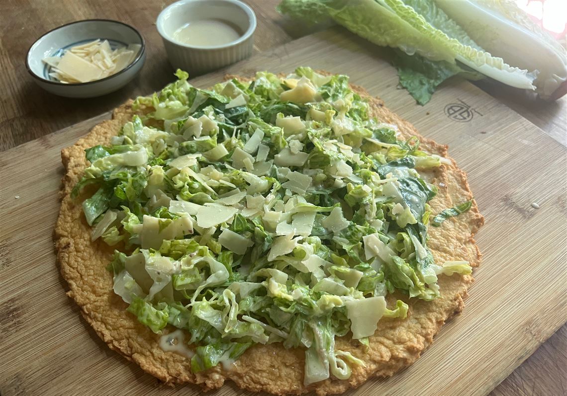 Taking Chicken crust Caesar salad pizza from social media trend to ...