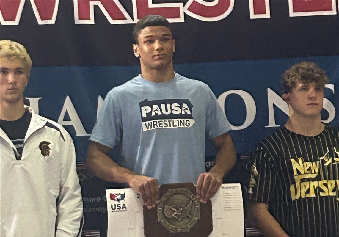 Belle Vernon wrestler Elijah Brown wins 16-and-under national title | Pittsburgh Post-Gazette
