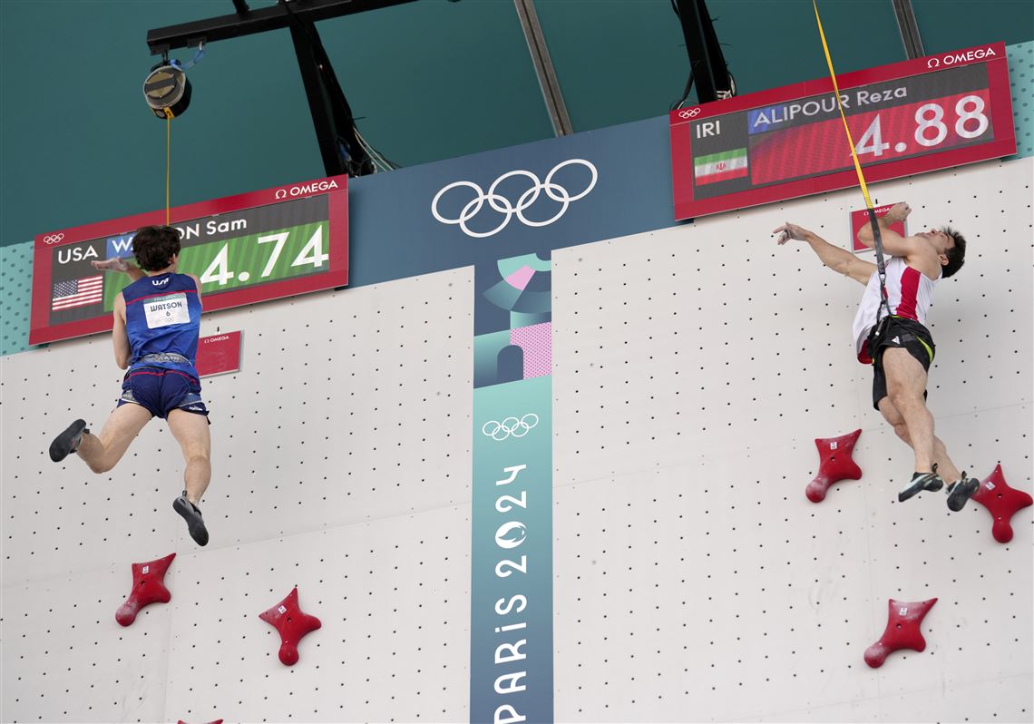 American sport climber Sam Watson leaves Paris Olympics with world ...
