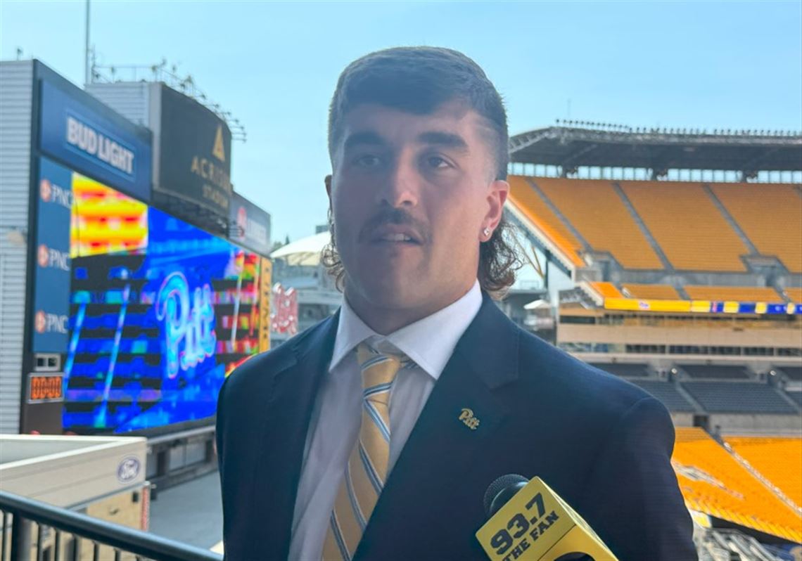 Pitt football announces captains Gavin Bartholomew, Konata Mumpfield ...