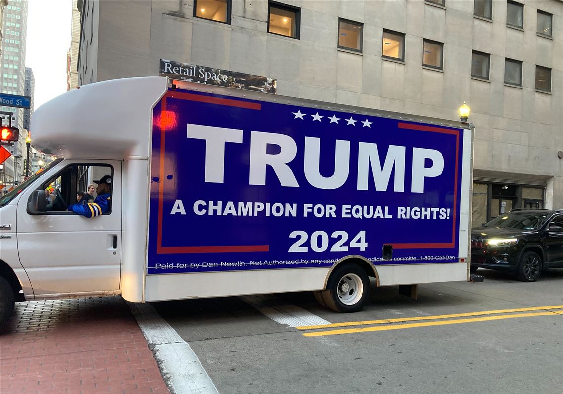 Trump billboards around Pittsburgh are work of Dan Newlin, a personal ...