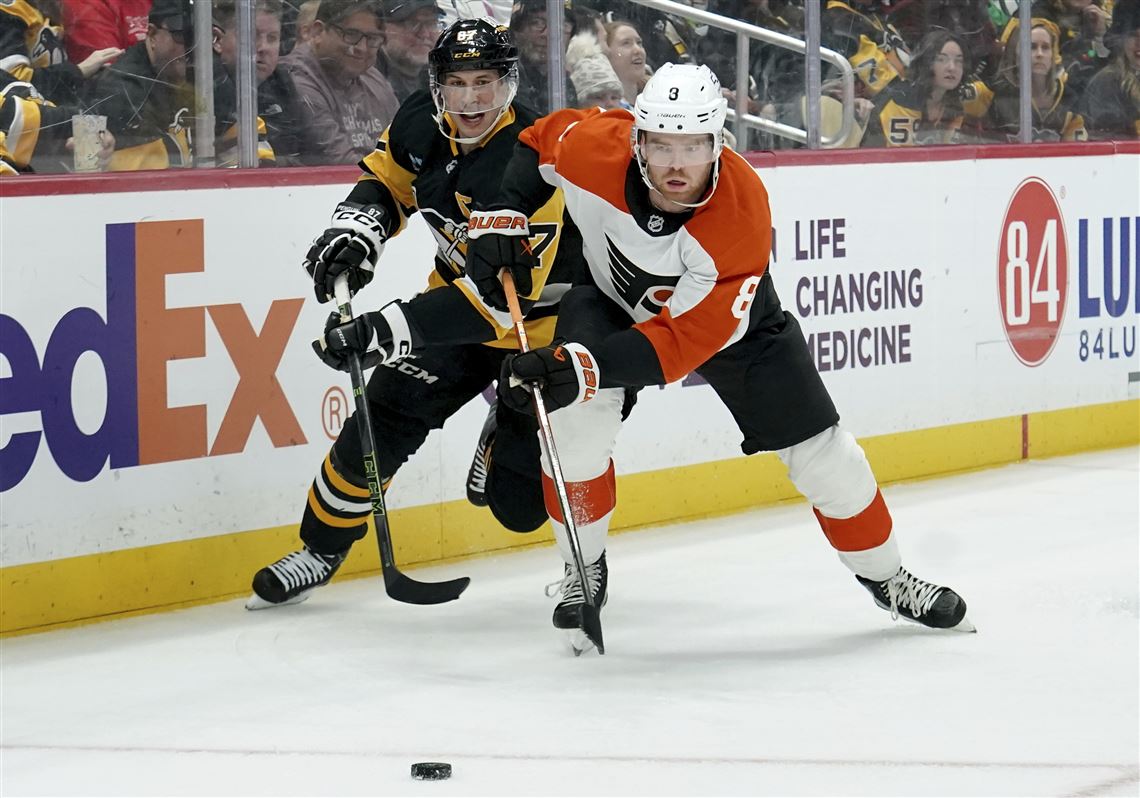 Sidney Crosby ties Mario Lemieux for most assists with Penguins in win over rival Flyers ...