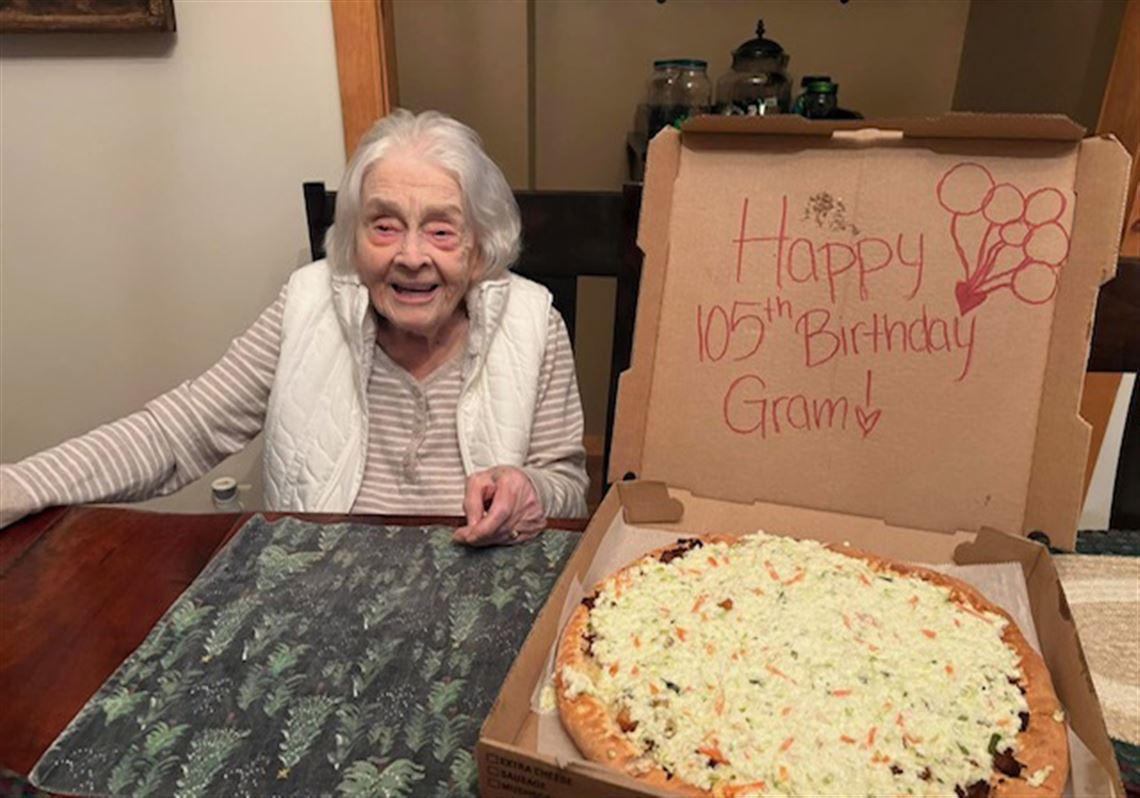 Inez Schroder of Monongahela celebrates 105th birthday at Pizza Station ...