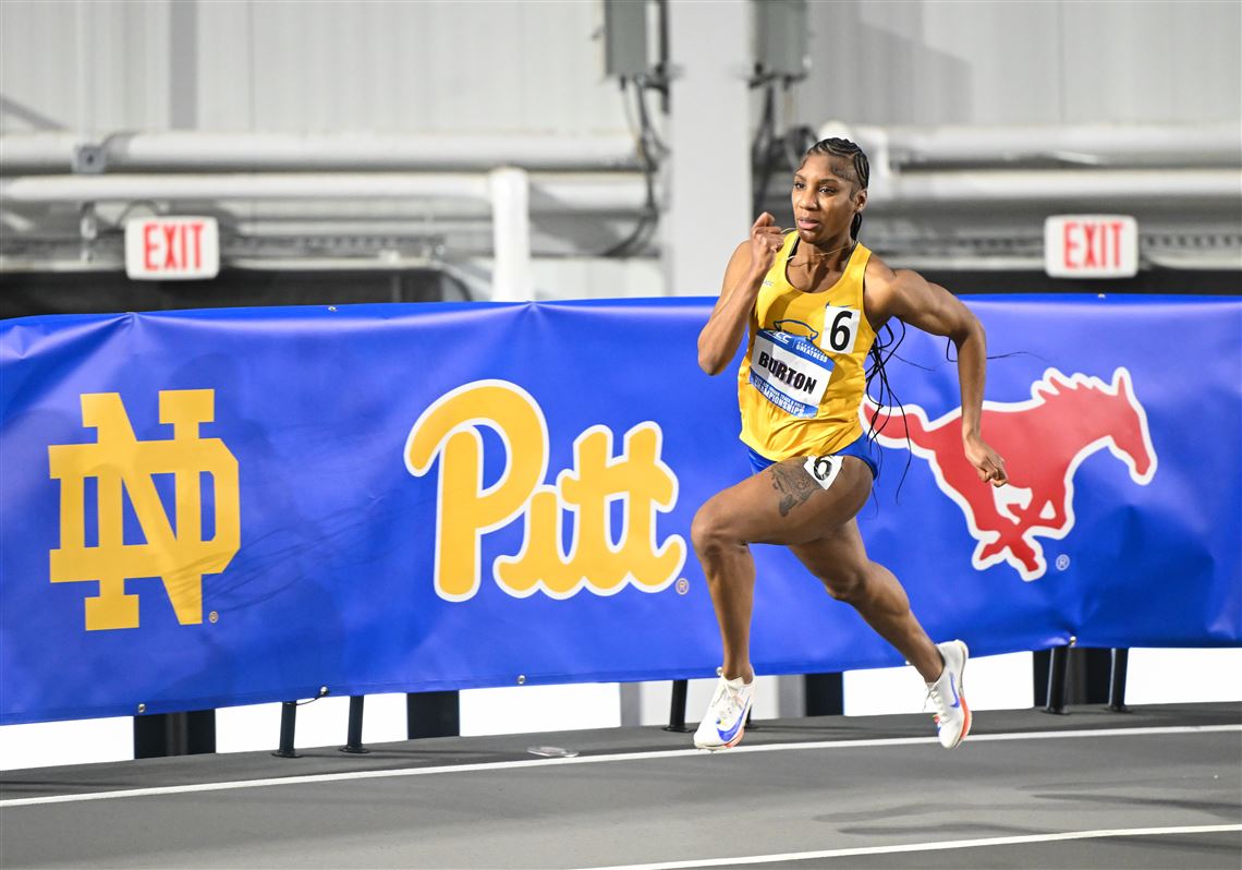 Pitt long sprinter Je'Nyia Burton making impact beyond broken records ...