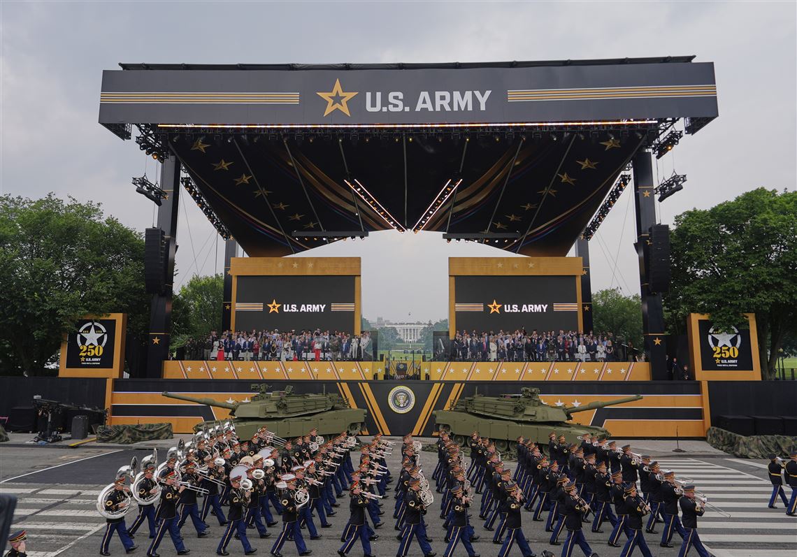Military parade barrels through nation’s capital with tanks, troops and ...